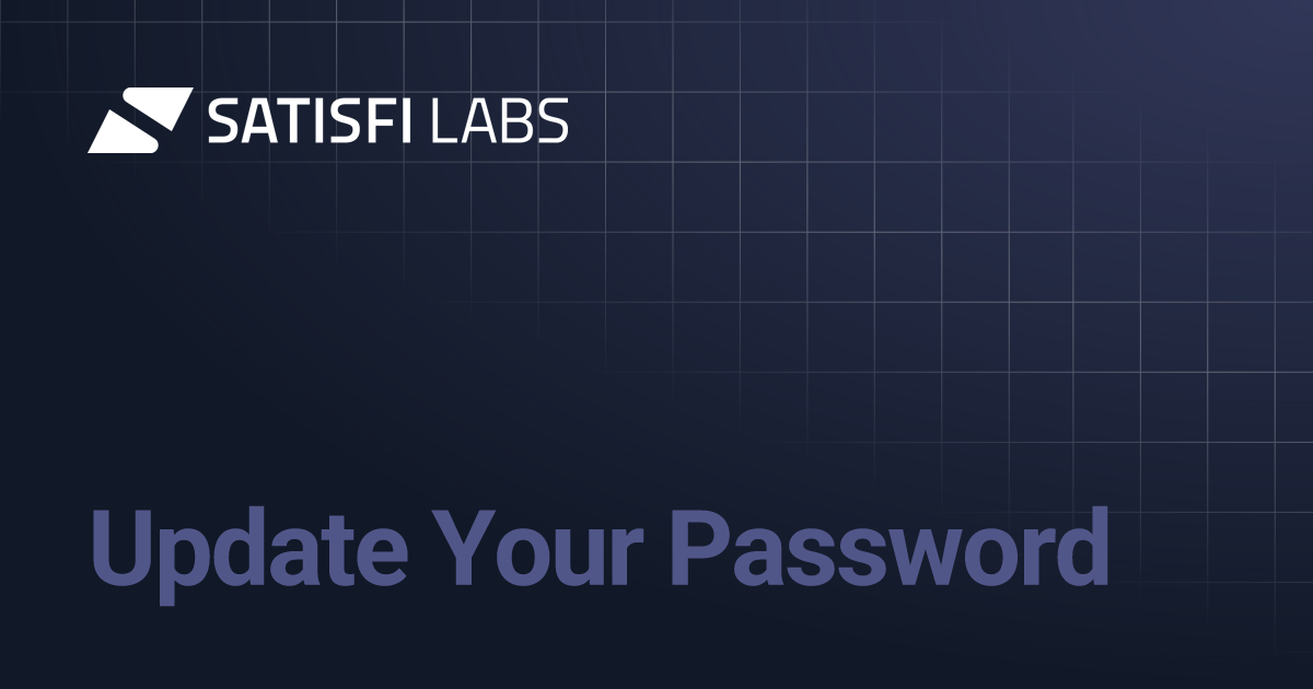 Update Your Password | Resource Center