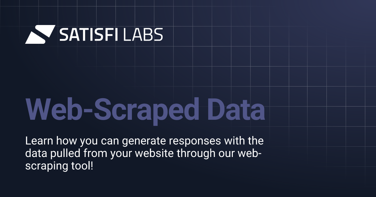 Web-Scraped Data | Resource Center
