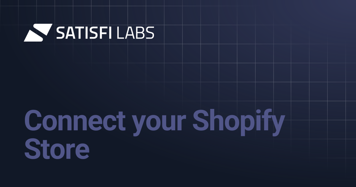 Connect your Shopify Store | Resource Center
