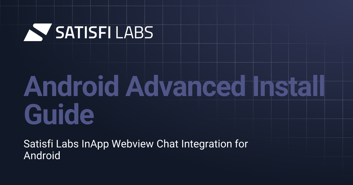 Android Advanced Install Guide | Resource Center