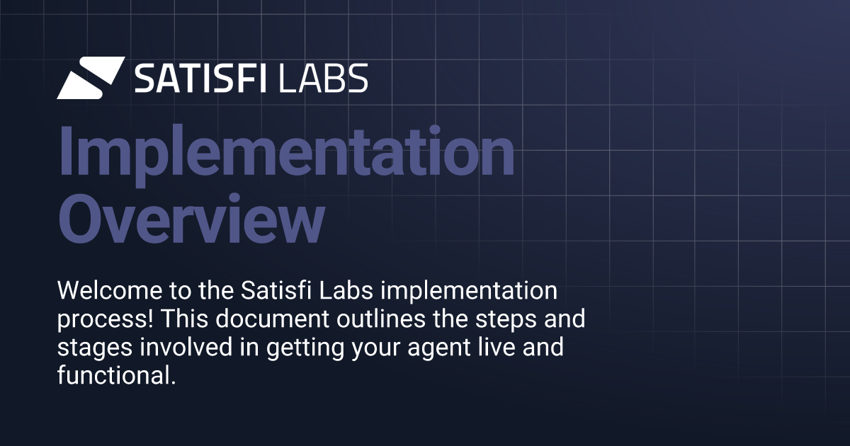 Implementation Overview | Resource Center