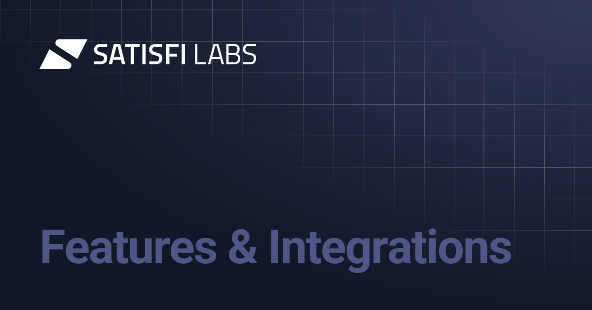 Features Integrations Resource Center